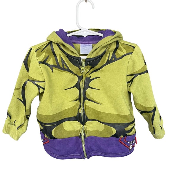 Disney | Jackets & Coats | Disney Marvel Hulk Sweater Toddler Boys 2t ...